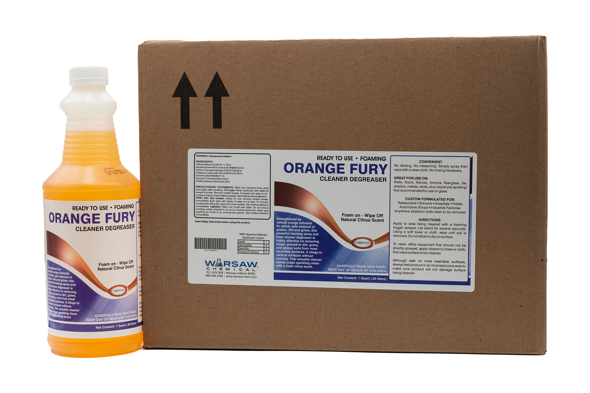 #ORANGEFURY Orange Fury Degreaser – Denco Distributing